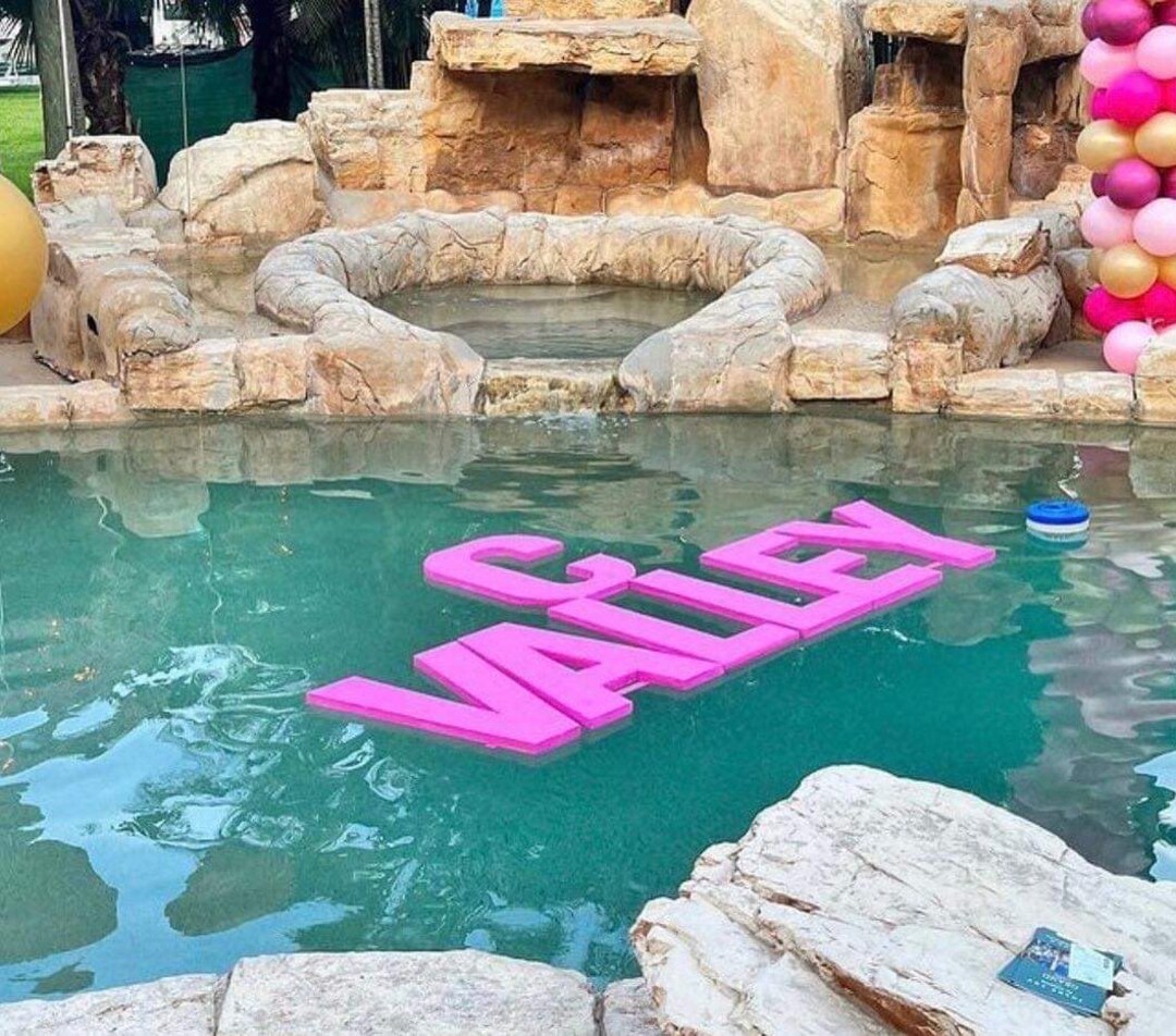 Foam Pool Letters - Etsy