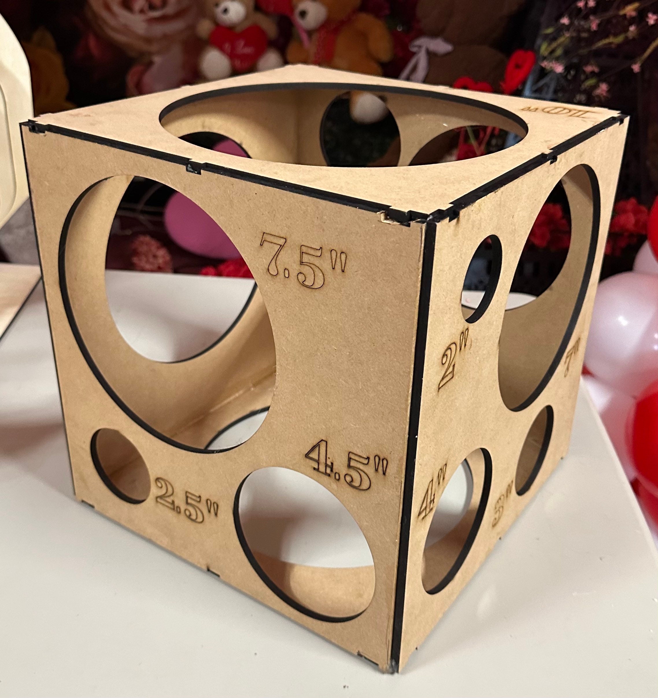 Balloon Sizer Box - Etsy
