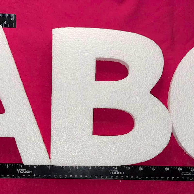 Large Foam Letters - Etsy
