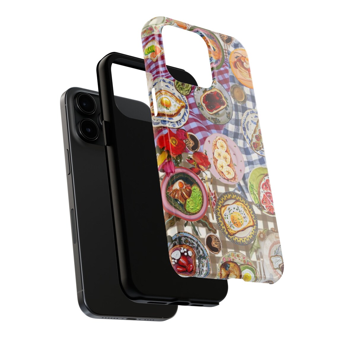 Picnic Table Collage Phone Case, Avocado Toast Phone Case, iPhone 15 14 ...