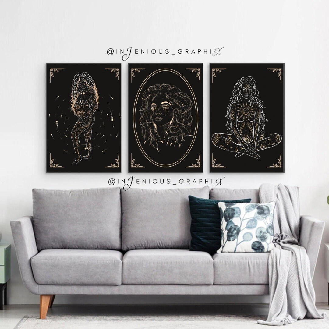 Goddess Triple Print Set - Etsy