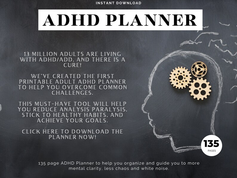 ADHD Planner, Adhd Goal Setting, Adhd Resources, Adhd Planner Adults ...