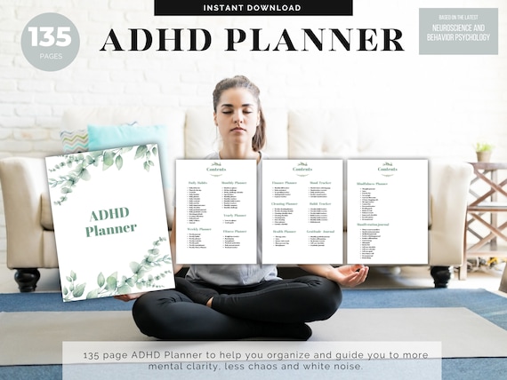 ADHD Planner Adhd Adhd Planner Printable Adhd Journal Adhd - Etsy