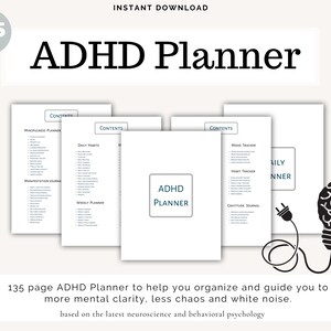 ADHD Planner, Adhd Goal Setting, Adhd Resources, Adhd Planner Adults ...