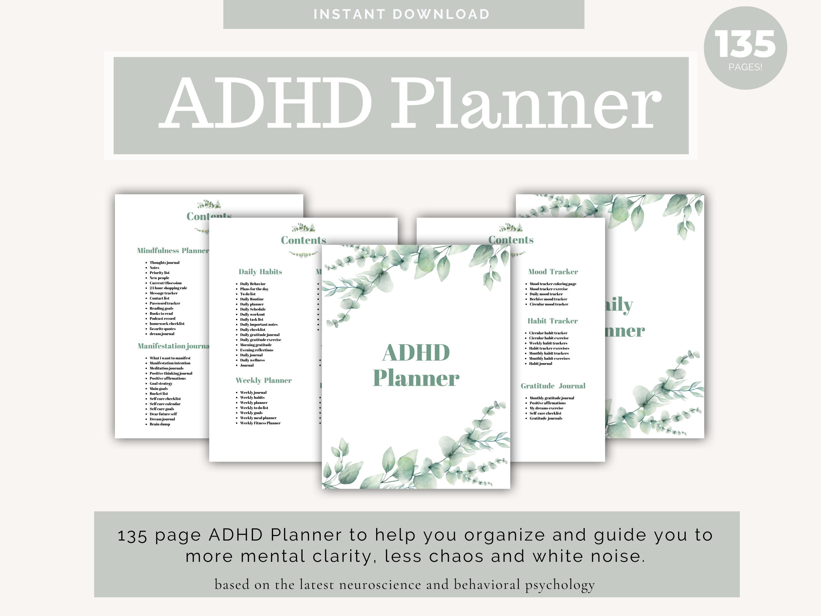 ADHD Planner, Adhd Goal Setting, Adhd Resources, Adhd Planner Adults ...