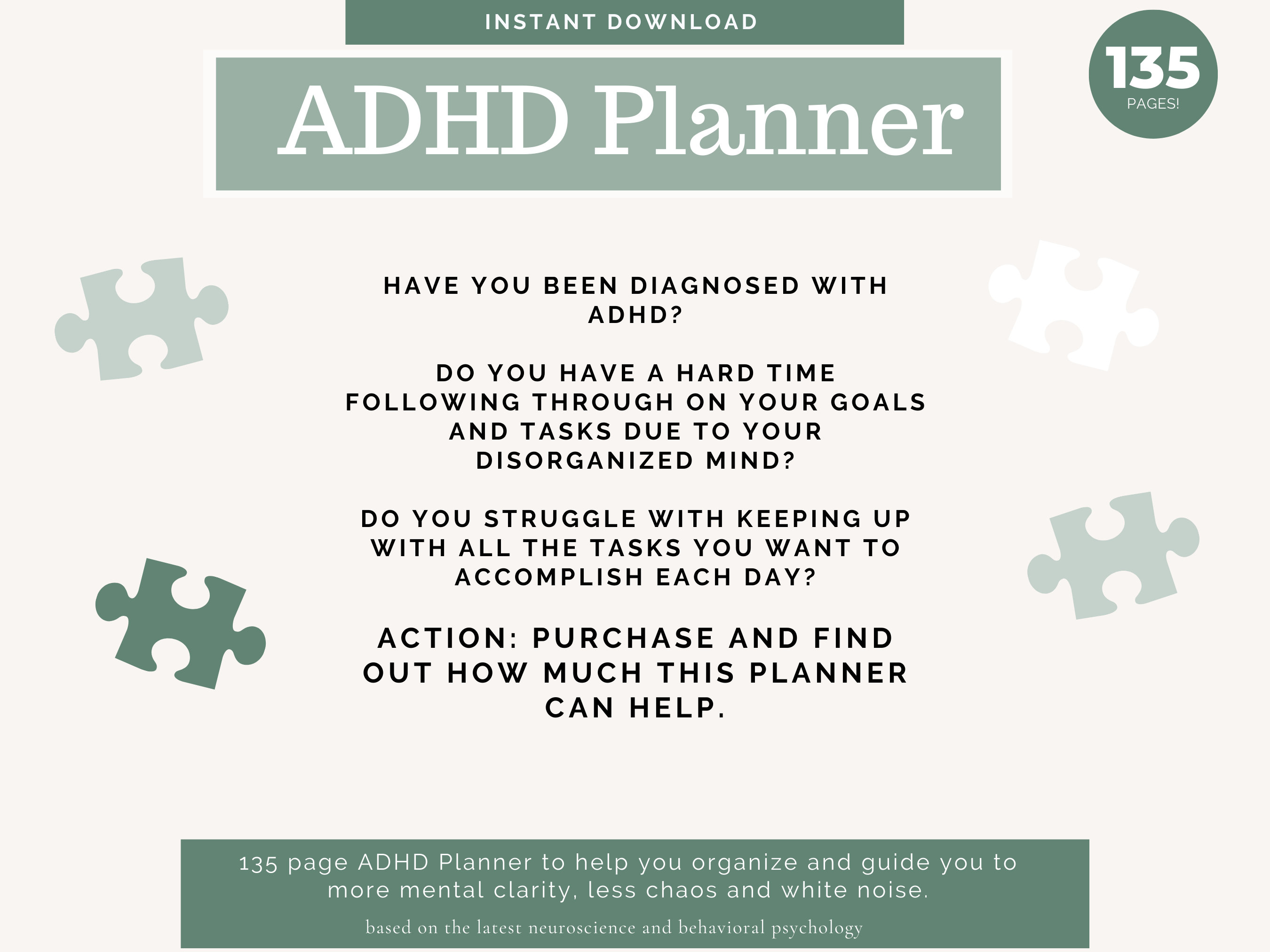 ADHD Planner, Adhd Goal Setting, Adhd Resources, Adhd Planner Adults ...