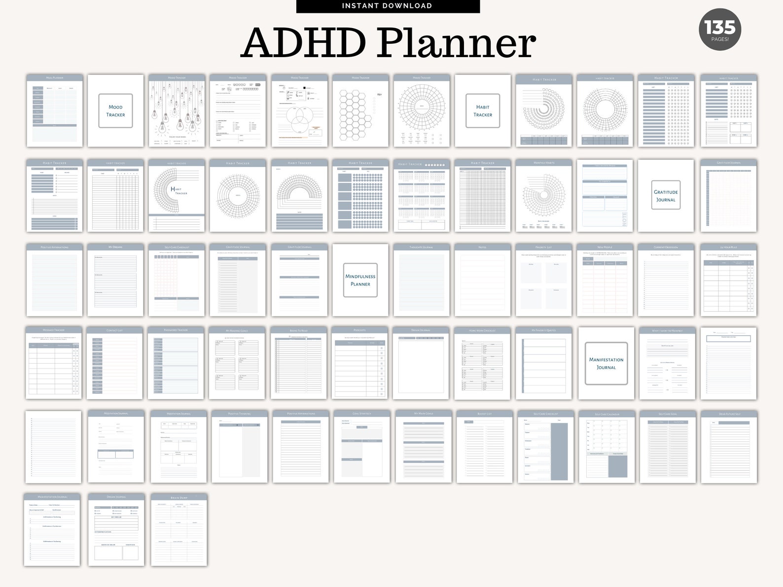 ADHD Planner, Adhd Goal Setting, Adhd Resources, Adhd Planner Adults ...