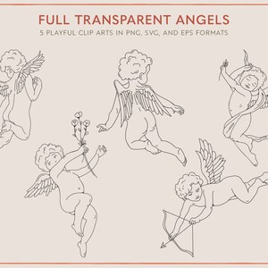 Cherubs Icons, Baby Angels Cliparts, SVGS Files, PNG Files - Etsy