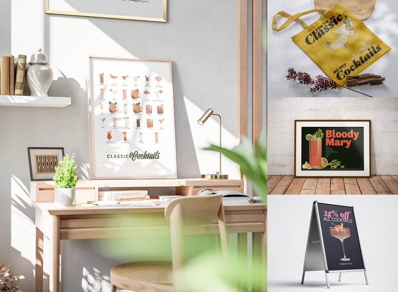 Create Your Own Cocktails | Cocktails PNG Files | Digital Cocktail Kit ...