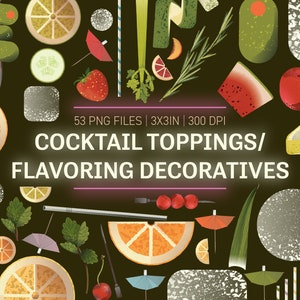 Create Your Own Cocktails | Cocktails PNG Files | Digital Cocktail Kit ...