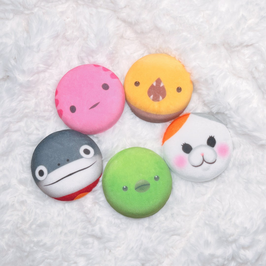 FFXIV Squishy Soft Buttons / Final Fantasy Xiv / Korpokkur/ Fat Cat/ Namazu /great Serpent of ...