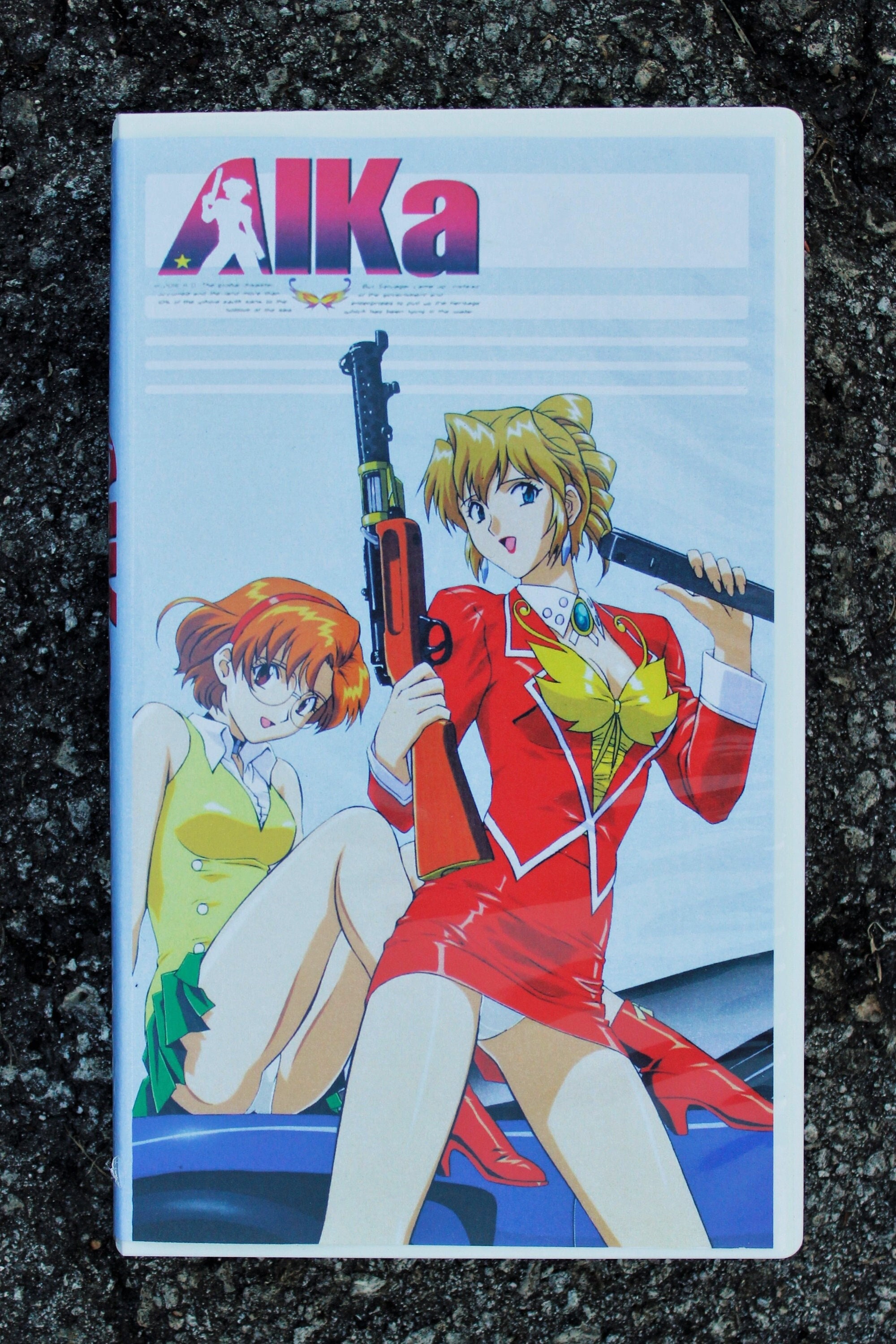 Agent Aika Anime Vhs Custom Cover Ova 90s Etsy
