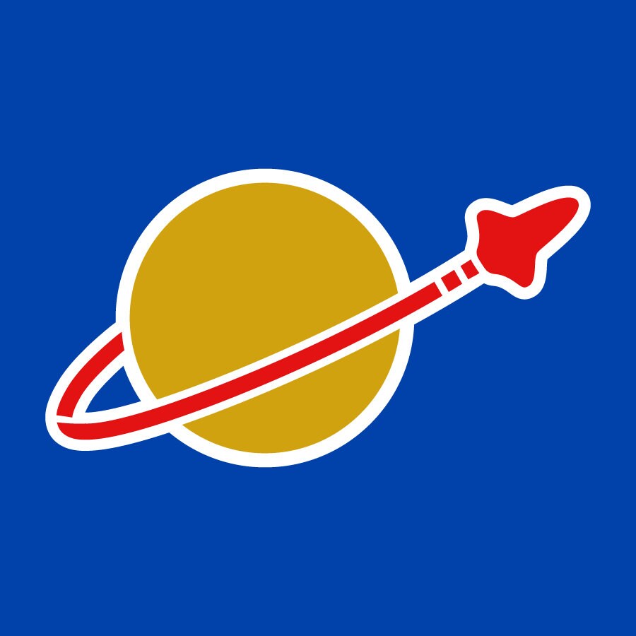 Classic Space-inspired Logo Vinyl Stickers Pack of 4 3''x3'' Gloss - Etsy