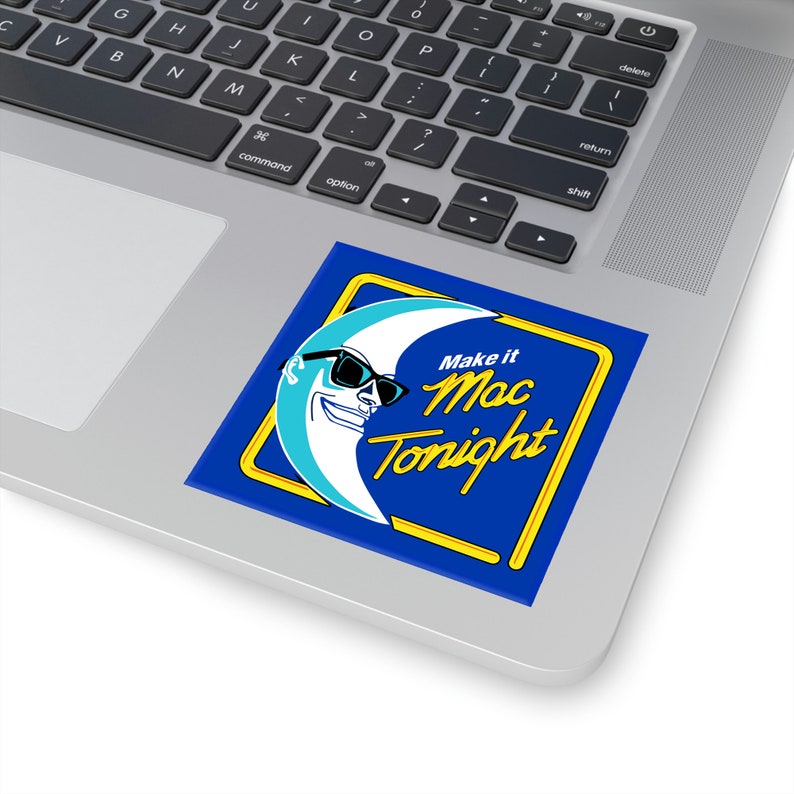 Mac Tonight Vinyl Sticker Pack of Four (3''x3'') - Etsy