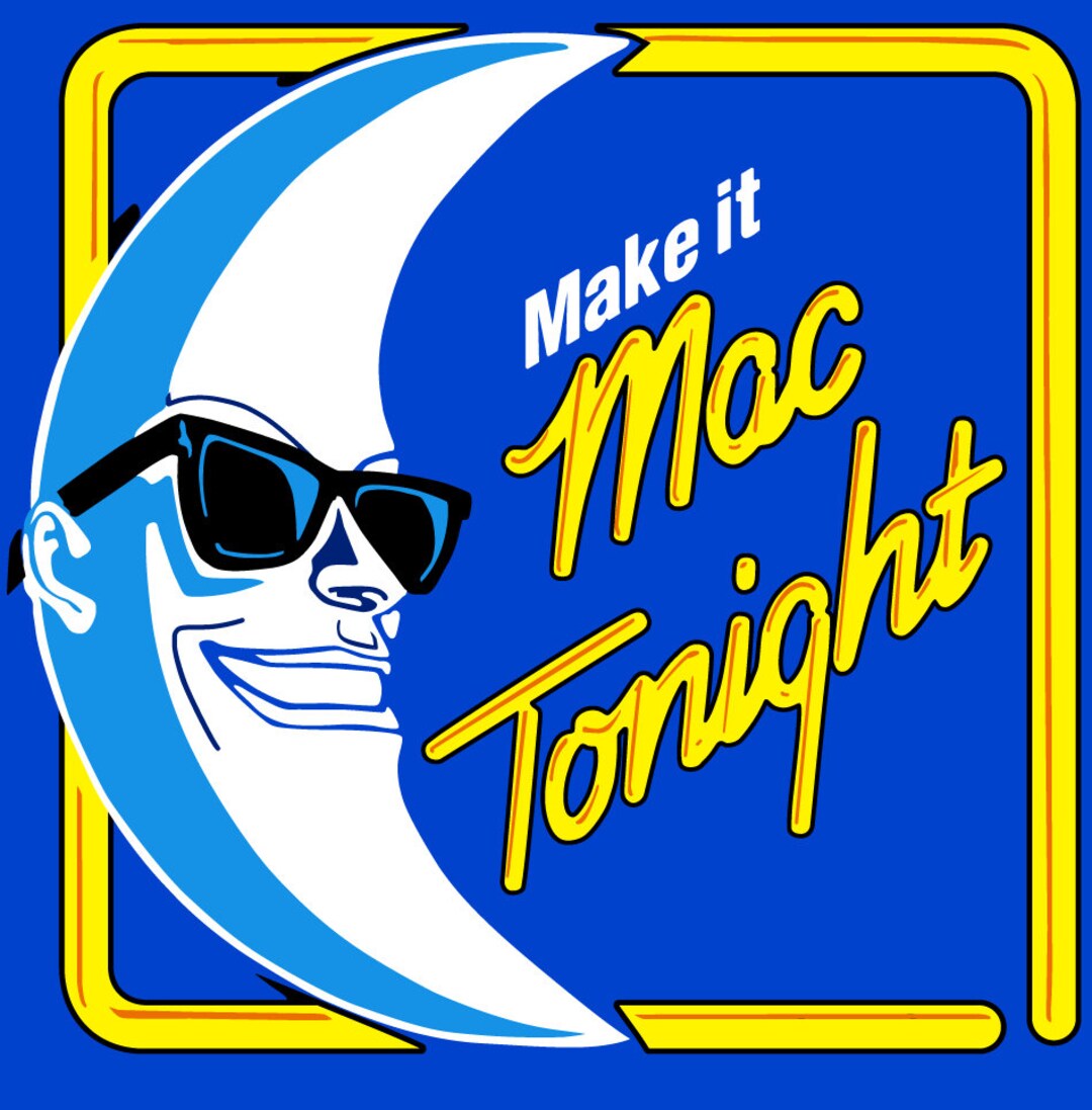 Mac Tonight Vinyl Sticker Pack of Four 3''x3'' - Etsy