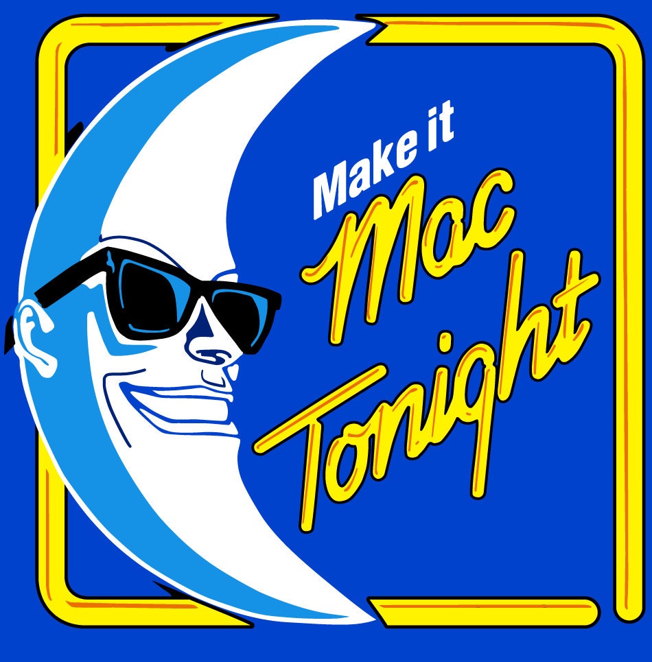 Mac Tonight Vinyl Sticker Pack of Four (3''x3'') - Etsy