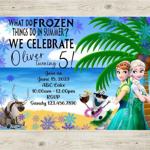 Frozen Pool Party - Etsy
