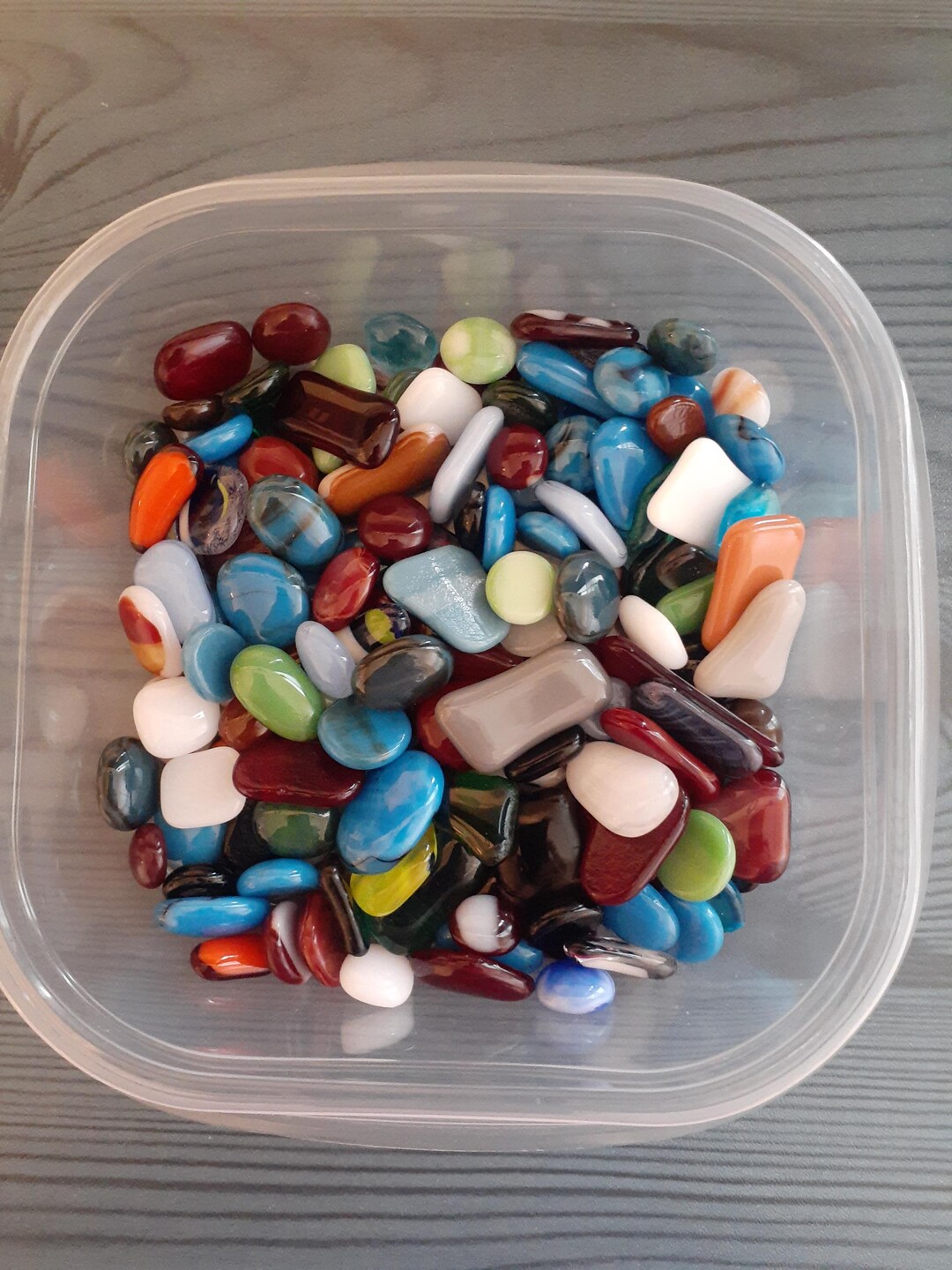 96 COE Fused Glass Nuggets. 3 Ounce Package - Etsy