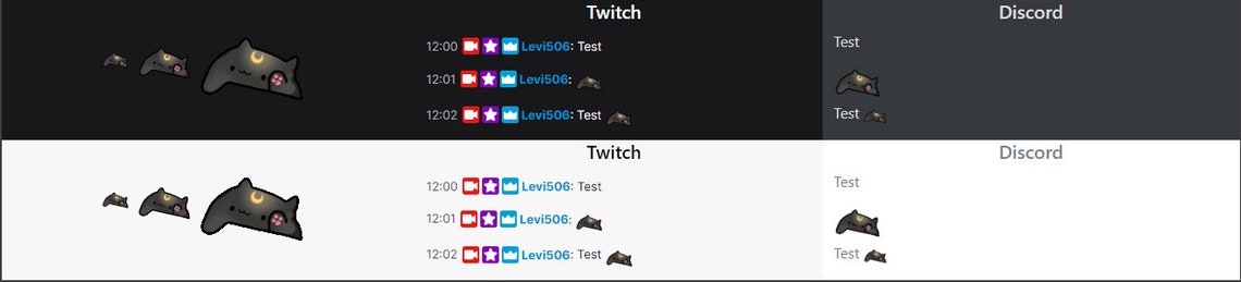 ANIMATED ''moon Cat'' Bongo Cat Emote - Discord - Twitch - Stream - Etsy