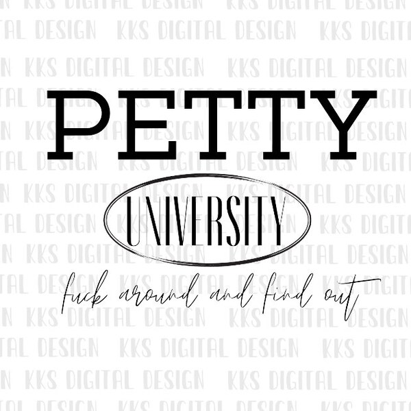Petty University Png - Etsy