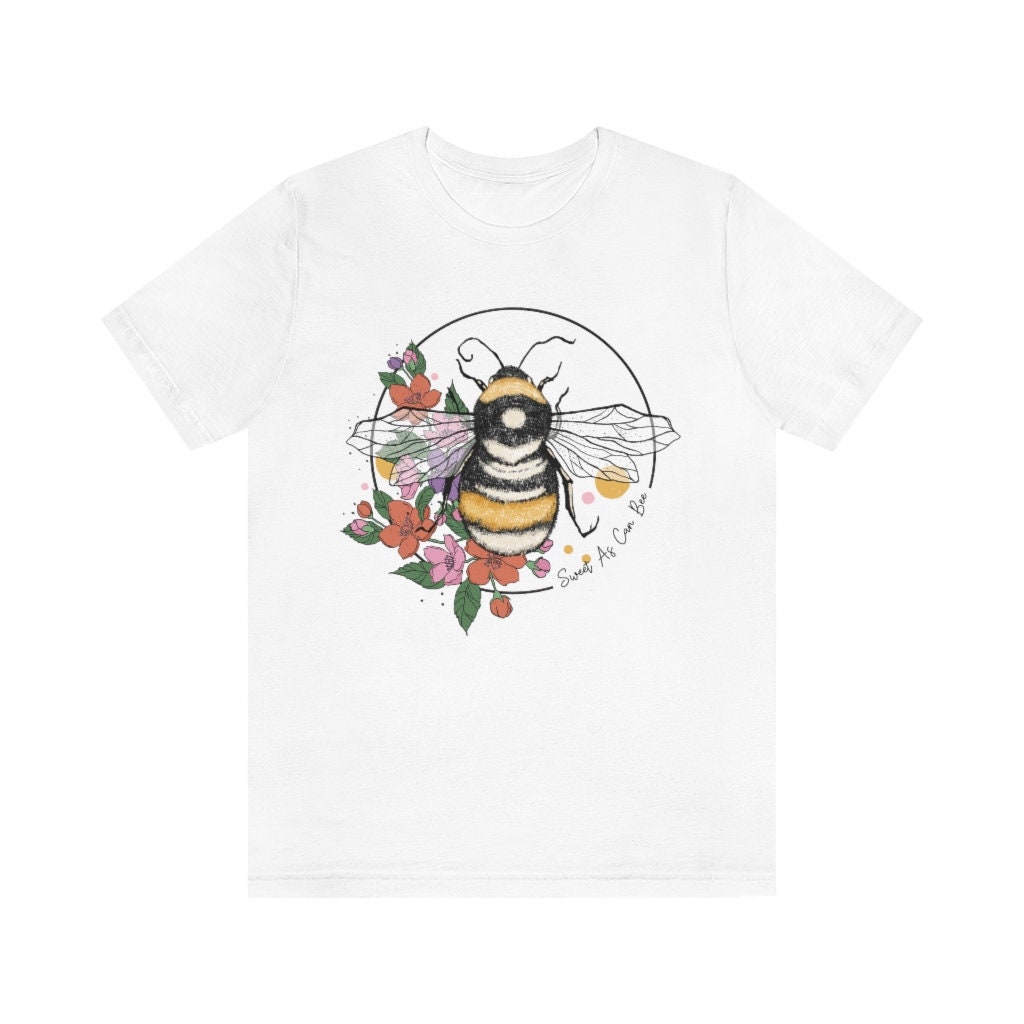 Sweet as Can Bee Shirt, Bee Lover Gift, Inspirational Top, Retro T ...
