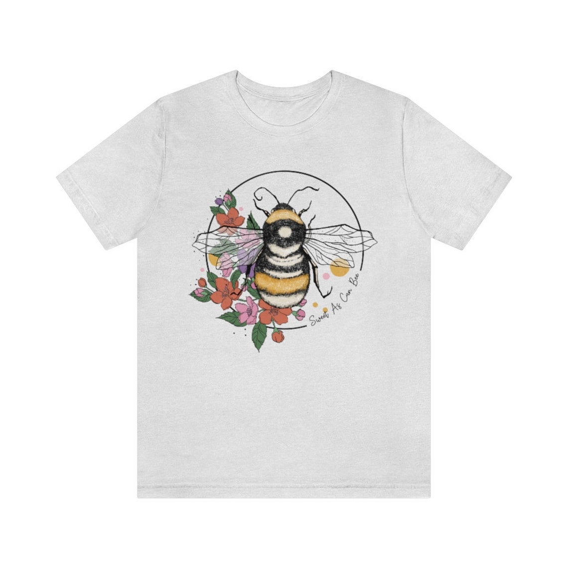 Sweet as Can Bee Shirt, Bee Lover Gift, Inspirational Top, Retro T ...