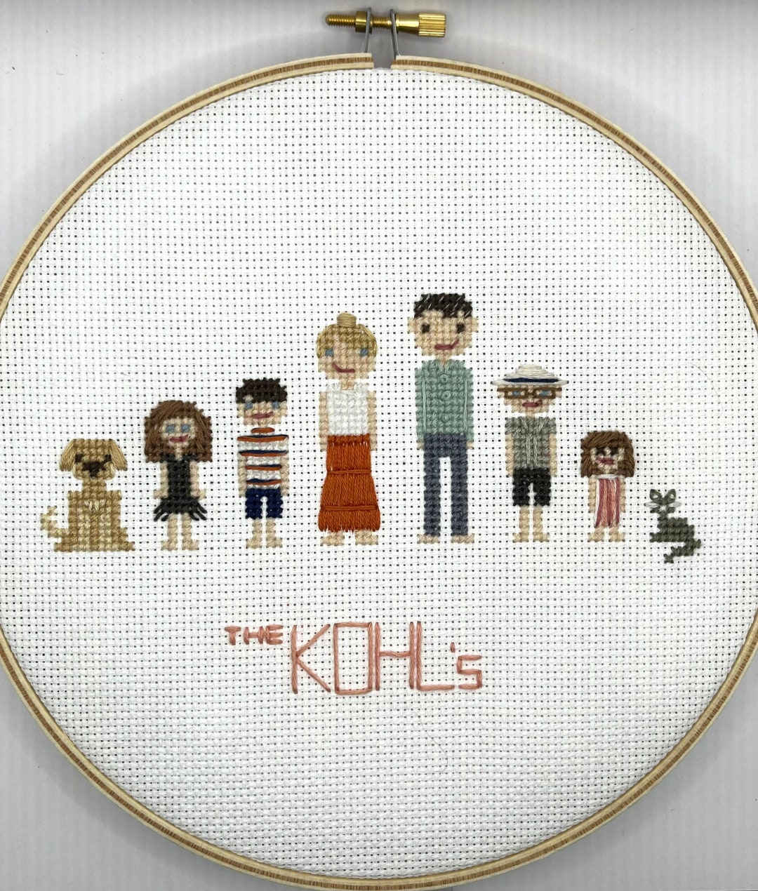 RUSH ORDER Cross-stitch People or Family, Personalized Family Cross ...