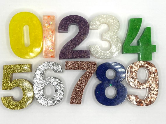 Made to Order Resin Number Set Learning Set Preschool - Etsy