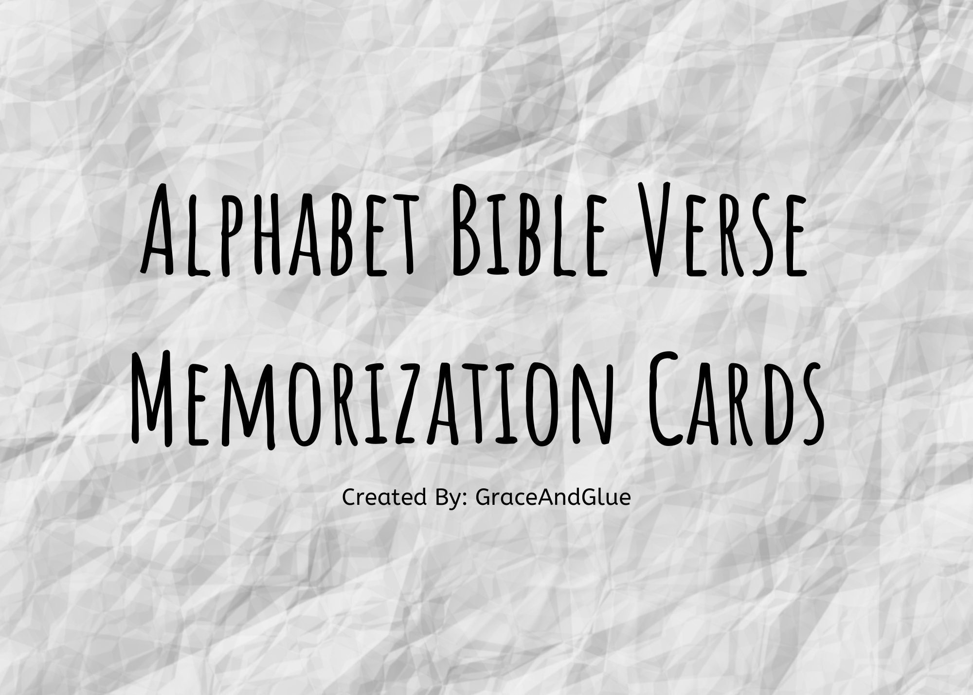 Colorful Alphabet Bible Verse Cards, Memorization, Flash Cards - Etsy