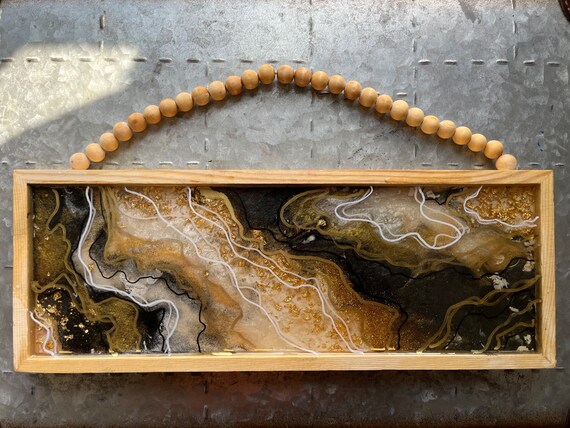 Gold Beams Geode Wall Art - Etsy