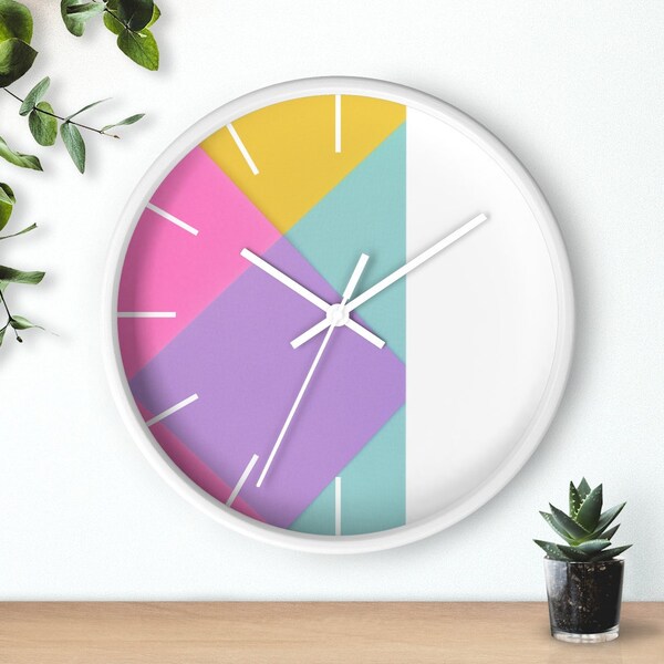 Colorful Clock - Etsy