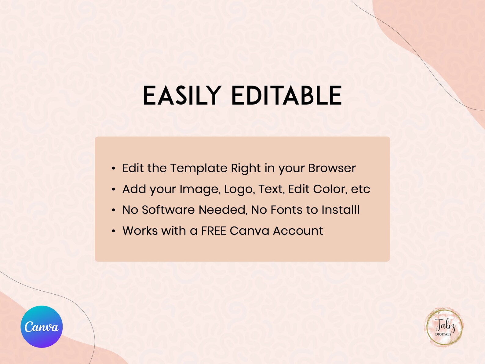 Editable Water Bottle Labels, Customized Template, Canva Editable Label ...