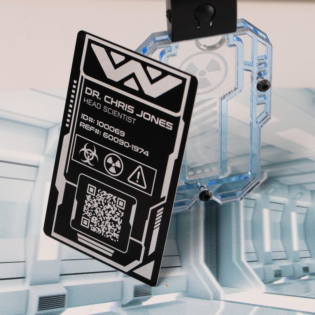 Personalized Weyland Yutani Access ID Laser Engraved Aluminum - Gift ...