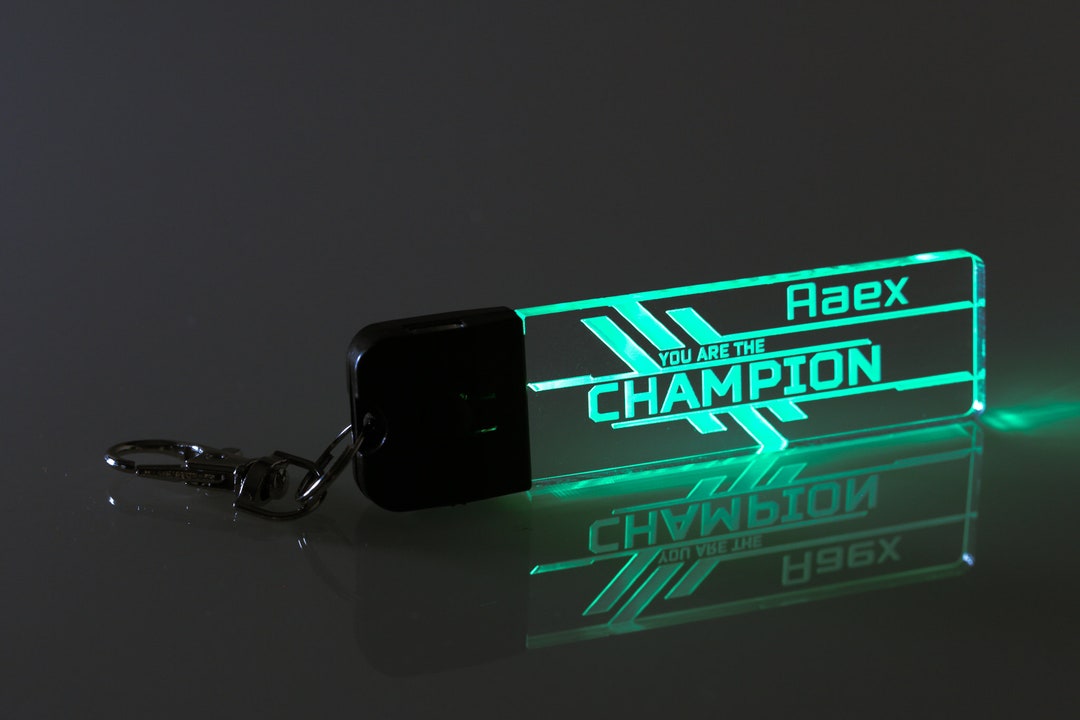 Personalized Legends You Are the Champion Key Chain - Made in USA ...