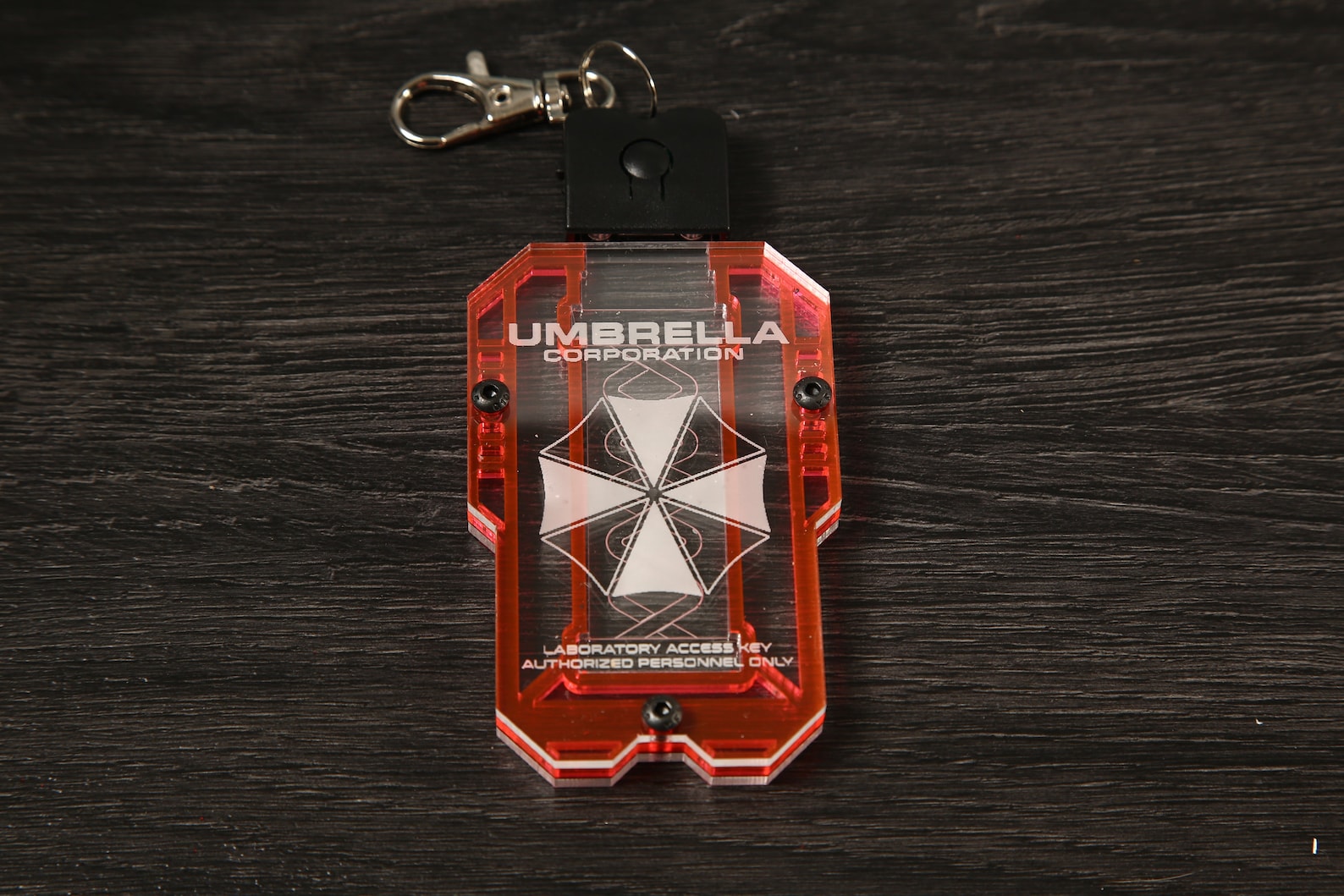 LED Biohazard Access Key Pendant - Cyberpunk Accessory - Cyberwear ...