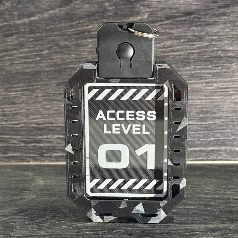 Personalized Cyberpunk LED Access Badges – Rechargeable Acrylic Badge ...