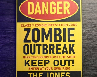 Skunk Warning Sign Skunks Beware - Etsy