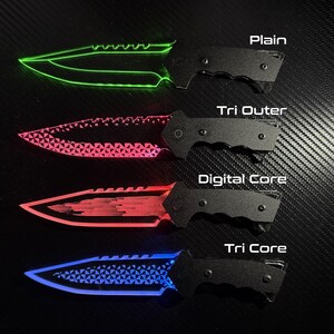 LED Combat Knife - Cyberpunk Dagger - Cyberpunk Blade - Cyberpunk ...
