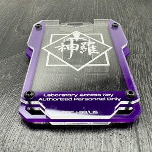 Cyberpunk Futuristic ID Card Holder | Badge Holder | Keycard Holder ...
