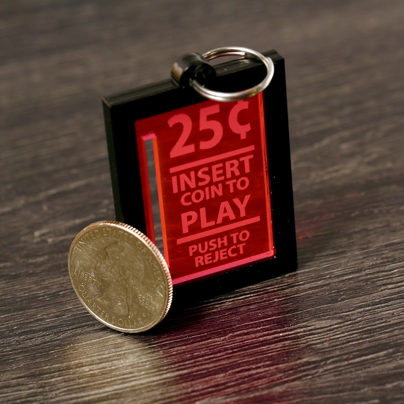 Arcade Machine Keychain - Etsy