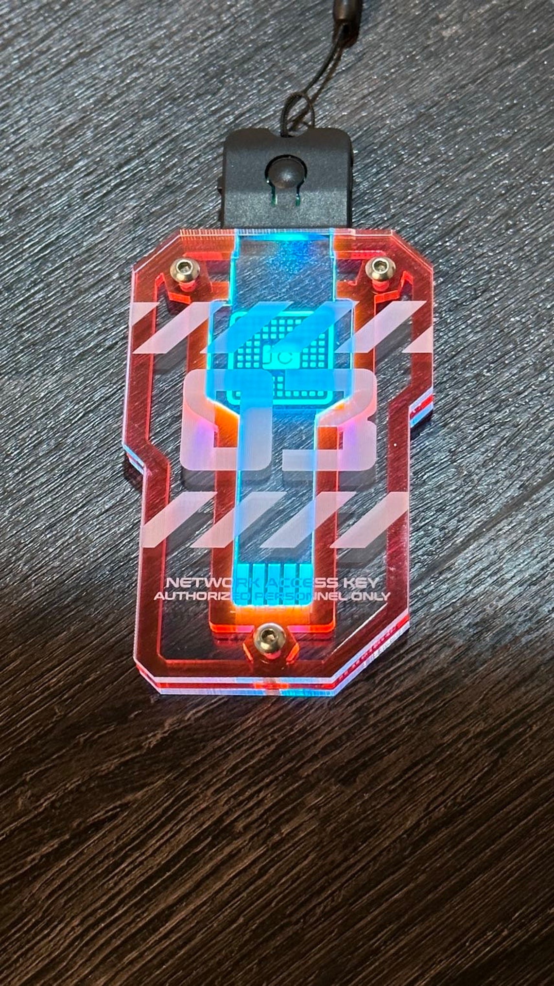 LED Cyberpunk Emergency Access Key Pendant Cyberpunk - Etsy