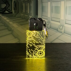 Cyber Punk Circuit Led Pendant - Made in USA | Color Changing ...