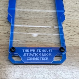 Cyberpunk Futuristic ID Card Holder | Badge Holder | Keycard Holder ...