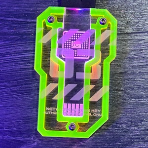 LED Cyberpunk Emergency Access Key Pendant Cyberpunk - Etsy