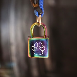 Personalized Puppy Play Collar Locks - Puppy Play Cuff Locks - Great ...