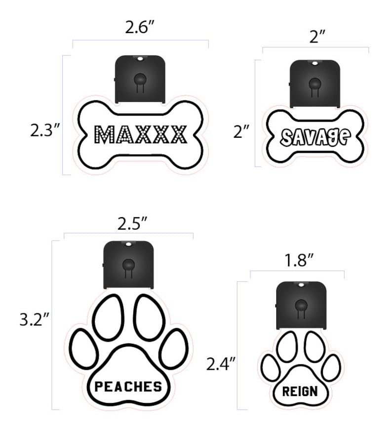 Human Pup Necklace Light up Dog Tag Color Changing - Etsy