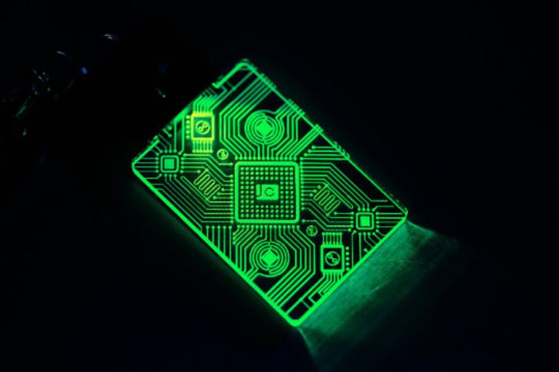 Cyber Punk Circuit Led Pendant Made in USA Color Changing - Etsy