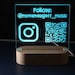 Personalized LED QR Code Sign Scan to Pay Sign Connect - Etsy