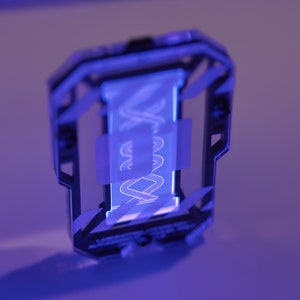 Cyberpunk Biohazard Access Key Necklace Pendant - Cyberpunk Accessory ...