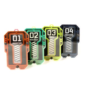 Futuristic Cyberpunk Inspired Emergency Key Necklace Pendant ...